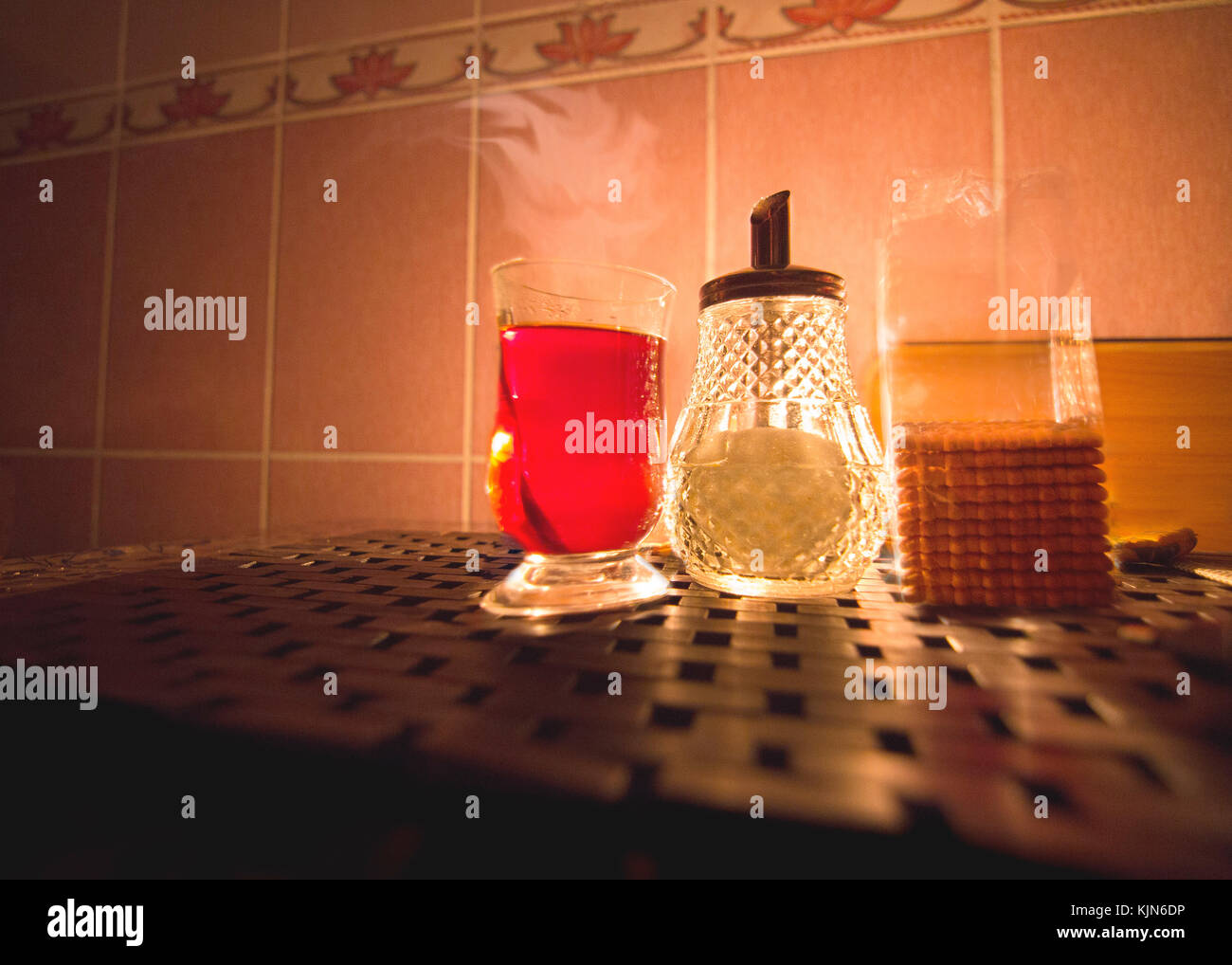 Three Buddies of Tea team Stock Photo - Alamy