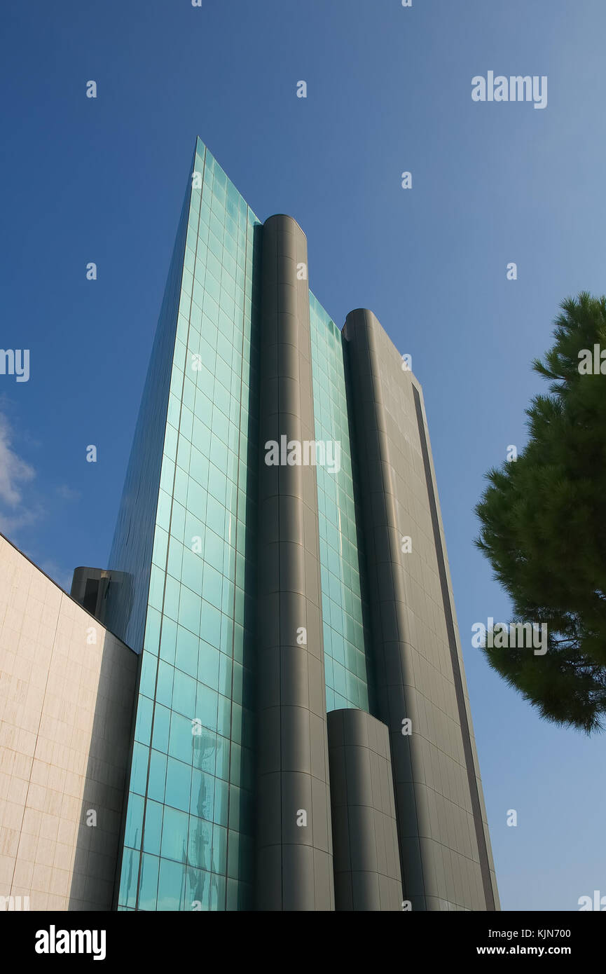 Architecture and lines in the urban spaces - Genoa - Italy Stock Photo ...