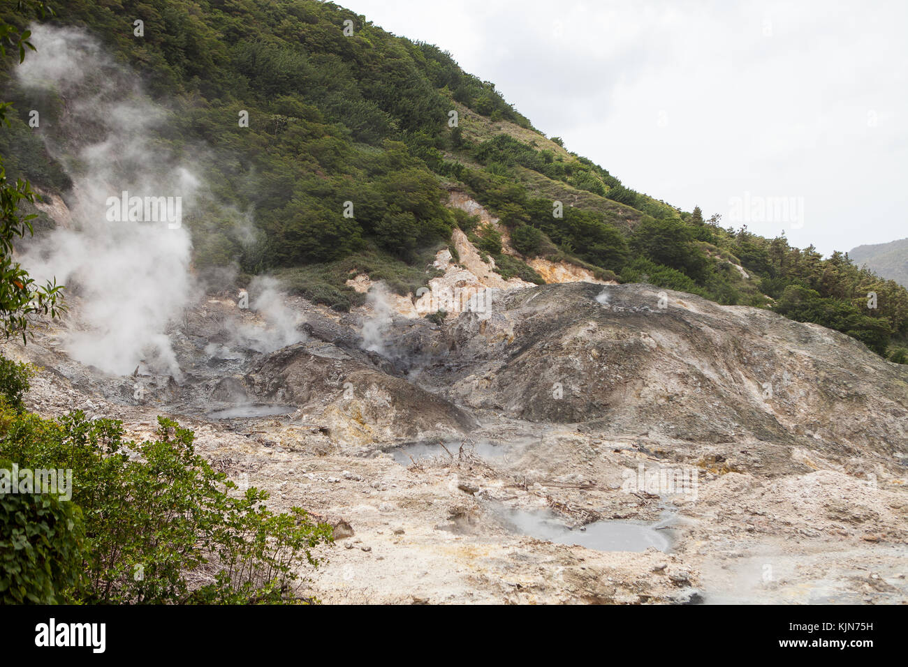 La Soufriere Drive-In Volcano, St. Lucia Stock Photo - Alamy
