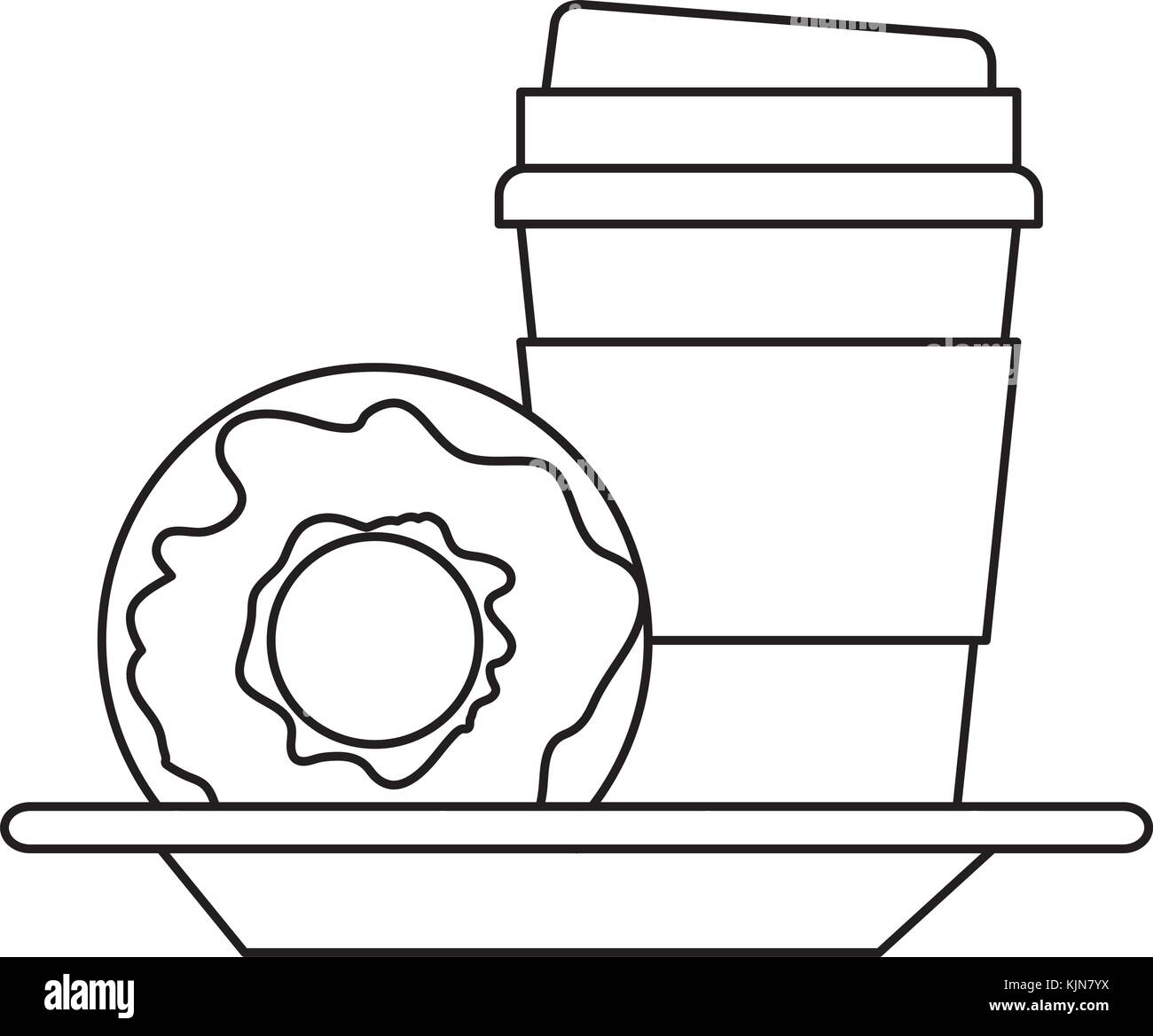 Box Of Donuts Clipart Black And White