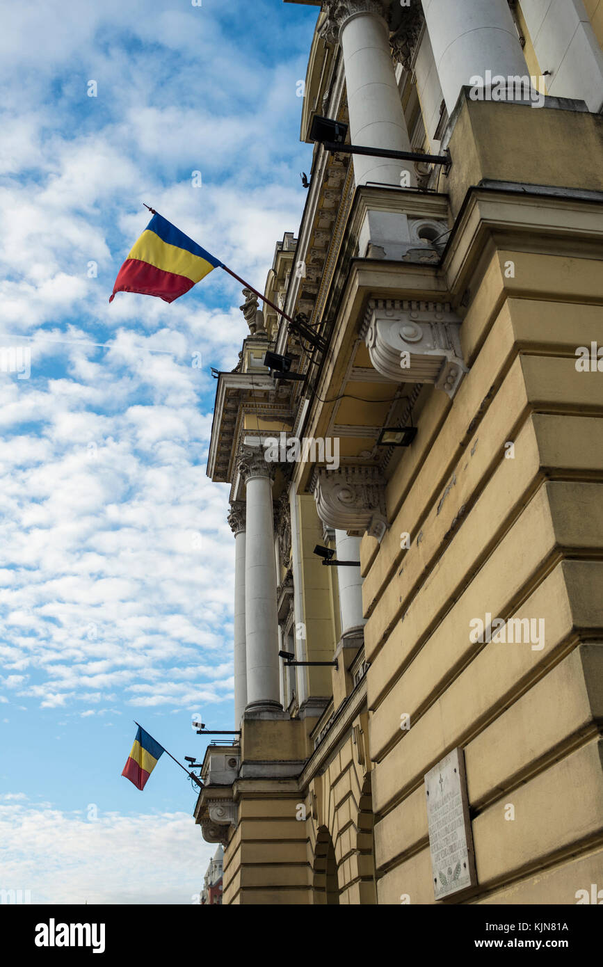 Romantic style buildings, main square, Oradea Stock Photo - Alamy