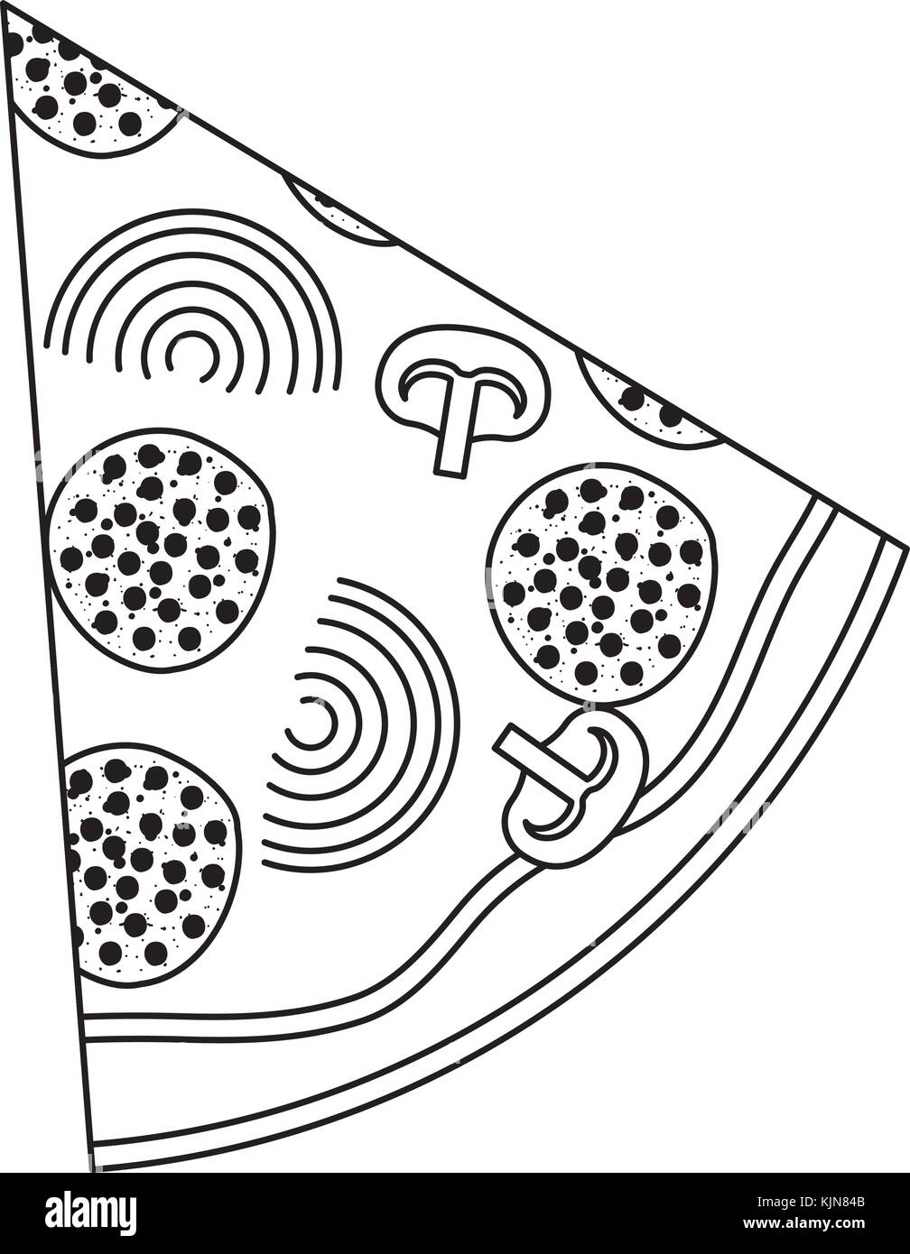 Fresh italian pizza on Black and White Stock Photos & Images - Alamy