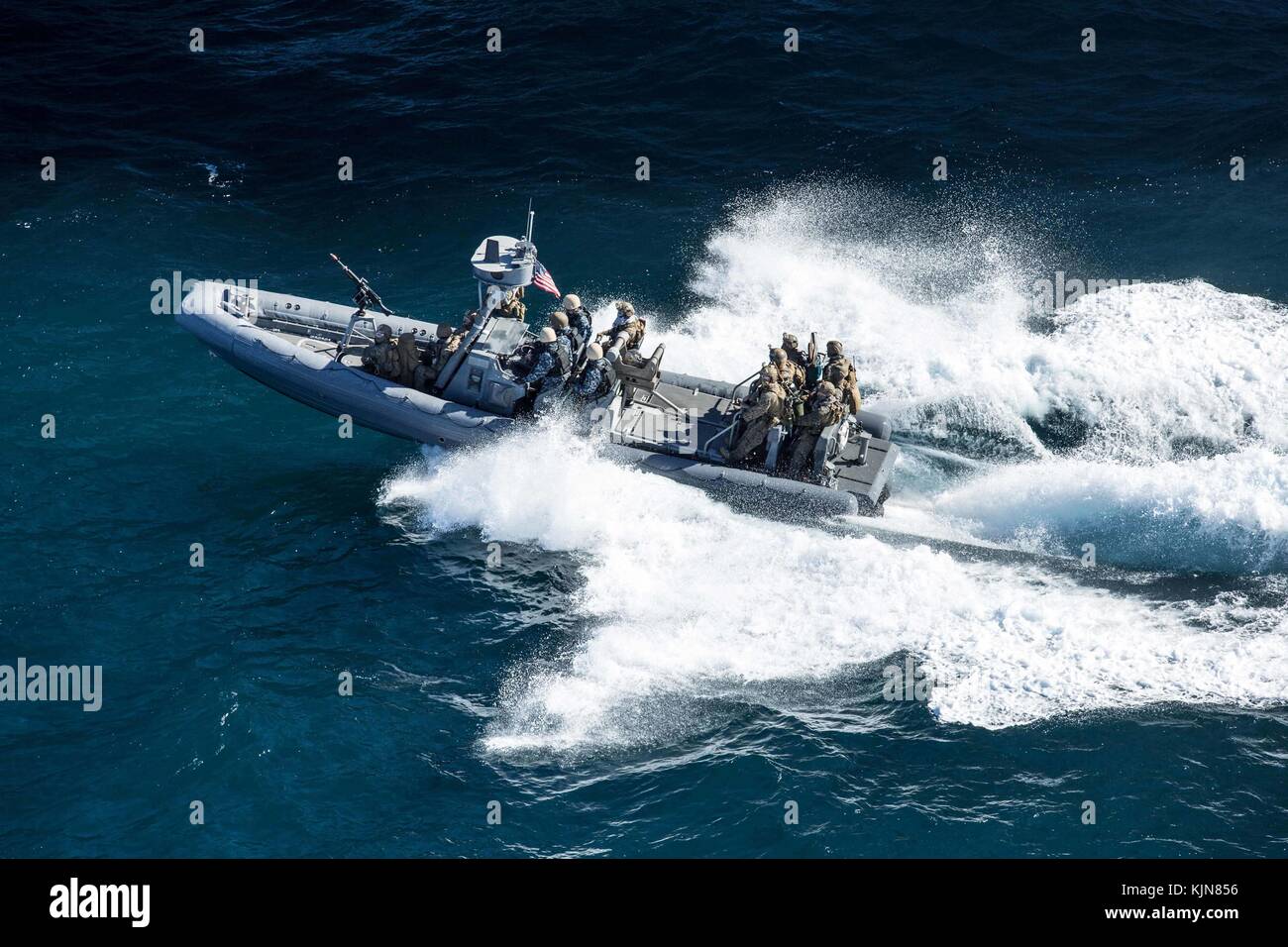 U.S. Marines with the Maritime Raid Force (MRF), 26th Marine ...