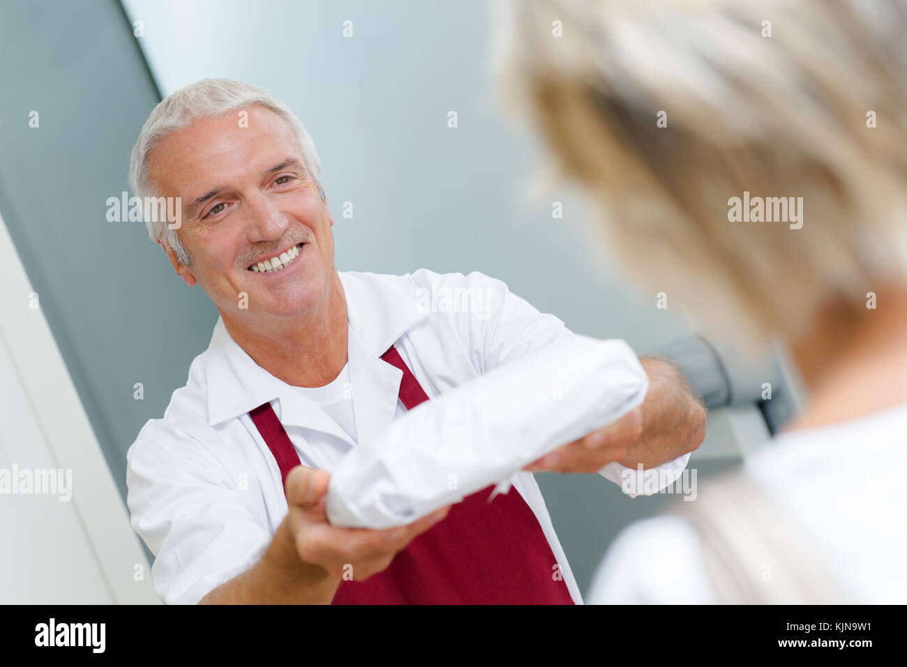 happy to serve Stock Photo - Alamy