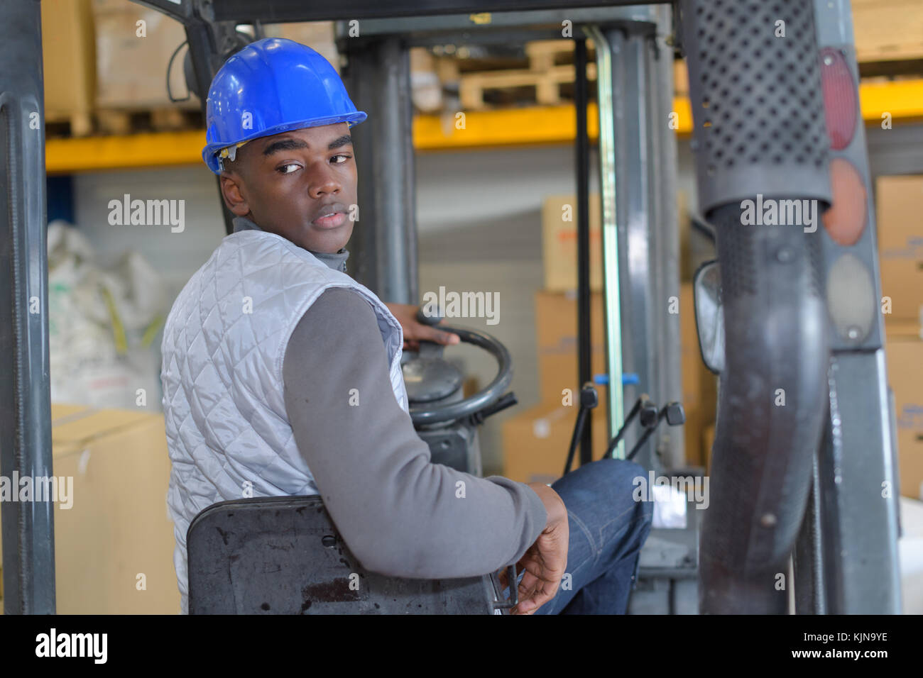 Forklift operation hi-res stock photography and images - Alamy