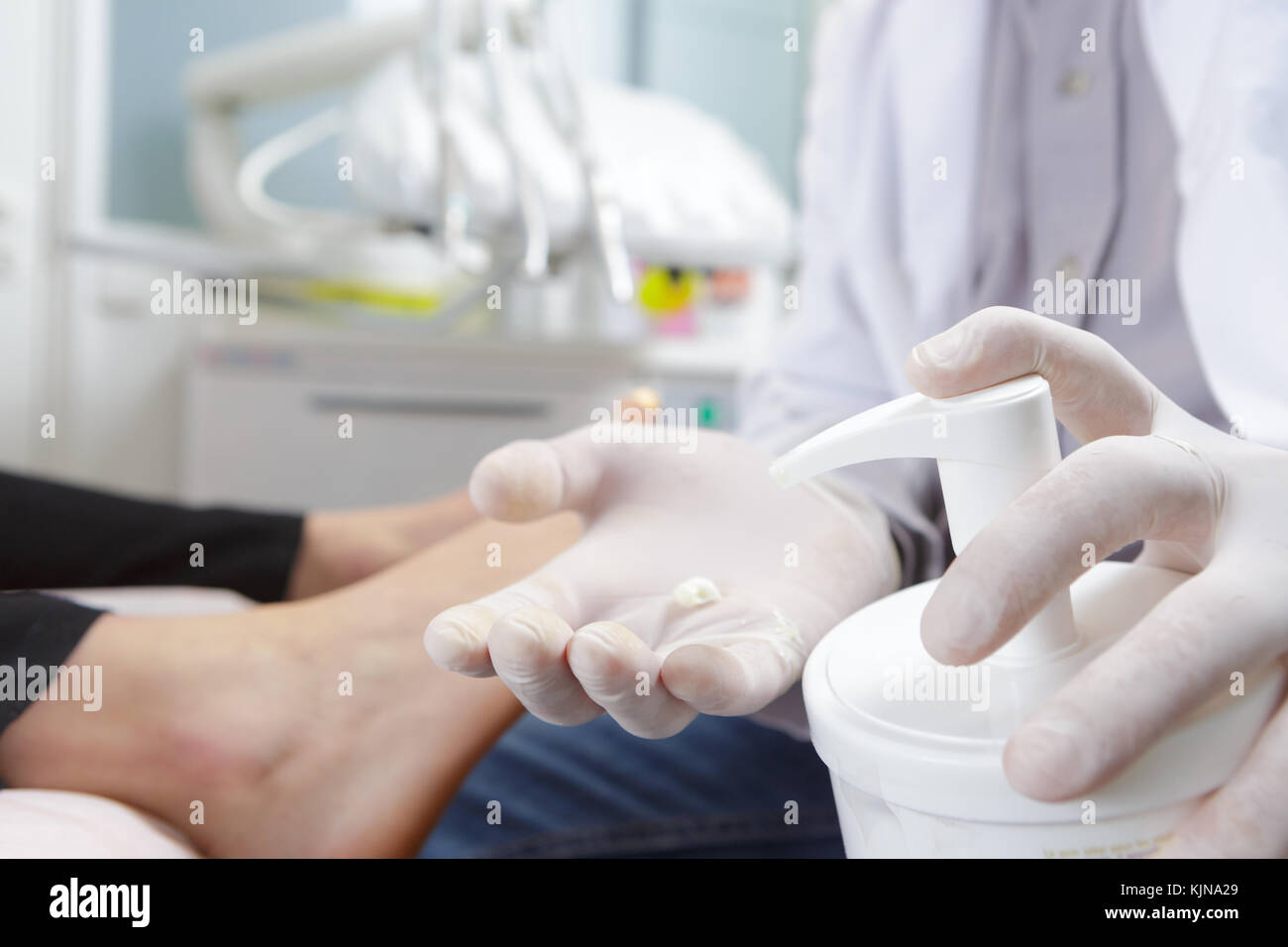 close up of medical staff washing hands Stock Photo - Alamy