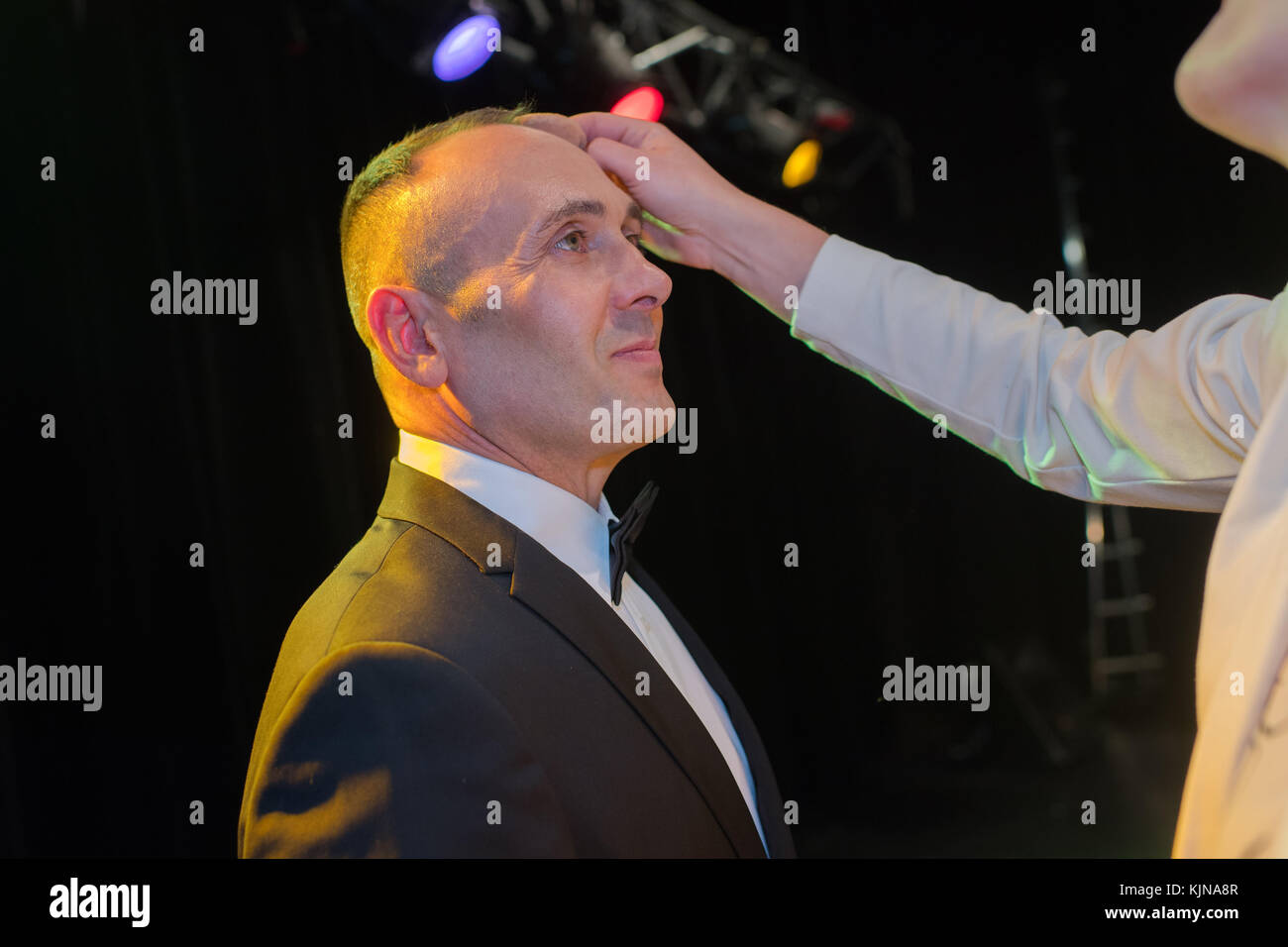 actors rehearsing the scene Stock Photo - Alamy