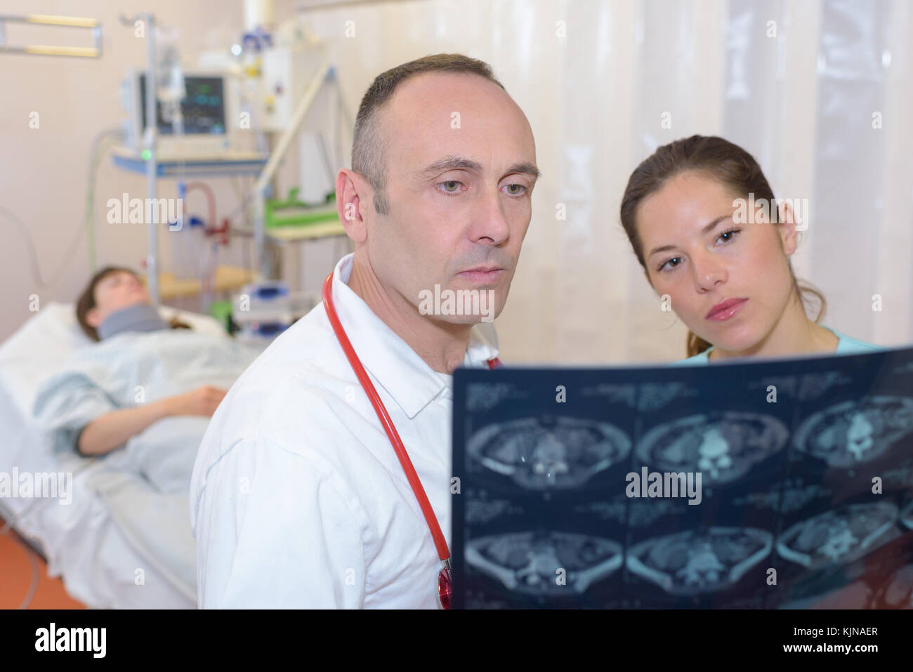 the patients radiology result Stock Photo - Alamy