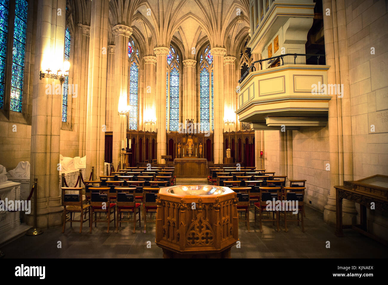 Duke University Chapel - Interior Stock Photo - Alamy