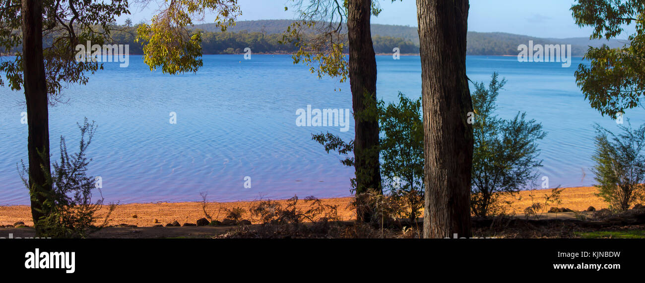 Peaceful scenic view of Potter's Gorge in Wellington National Park near ...