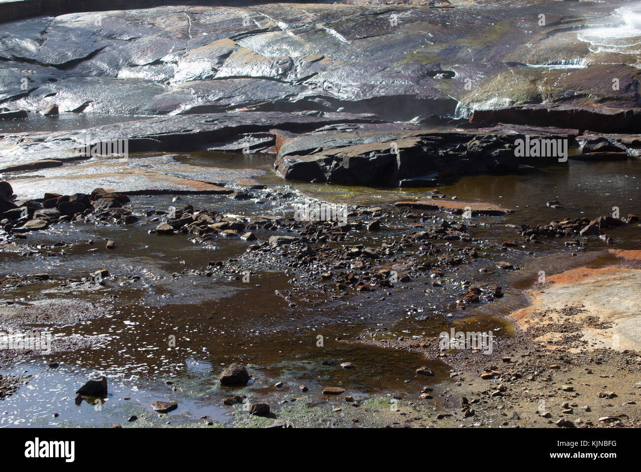 Scenic view of Wellington Dam near Collie Western Australia on a fine ...