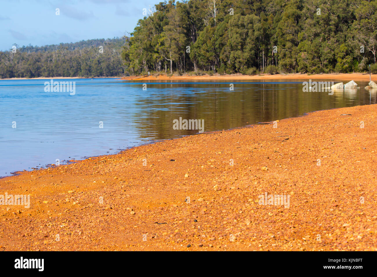 Peaceful scenic view of Potter's Gorge in Wellington National Park near ...