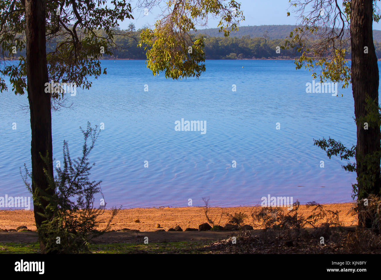 Peaceful scenic view of Potter's Gorge in Wellington National Park near ...