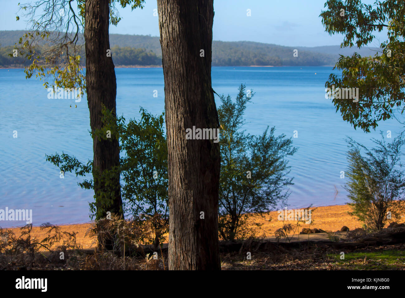 Peaceful scenic view of Potter's Gorge in Wellington National Park near ...
