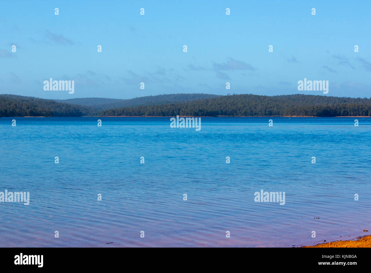 Peaceful scenic view of Potter's Gorge in Wellington National Park near ...