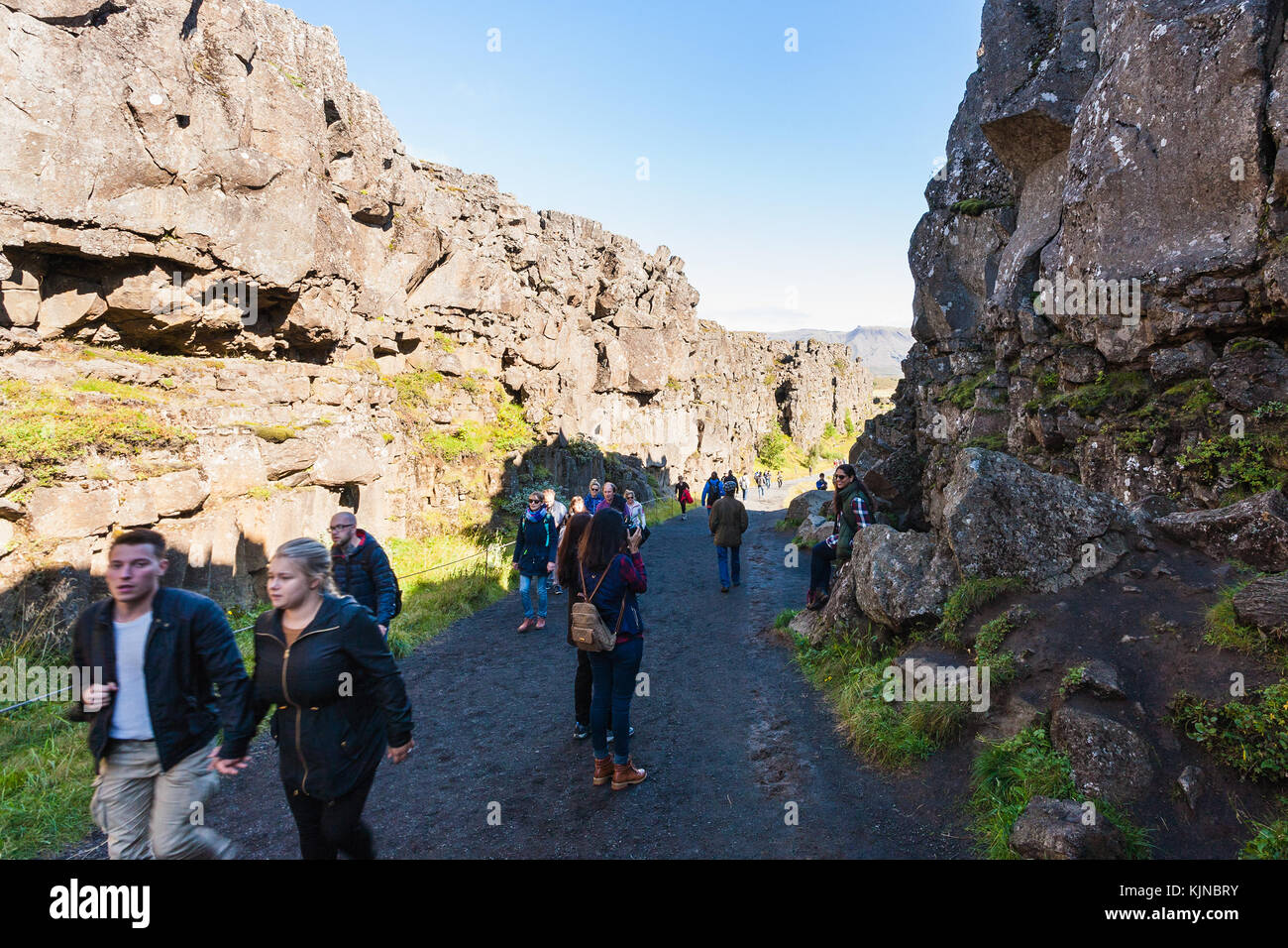 Almannagja gorge hi-res stock photography and images - Alamy
