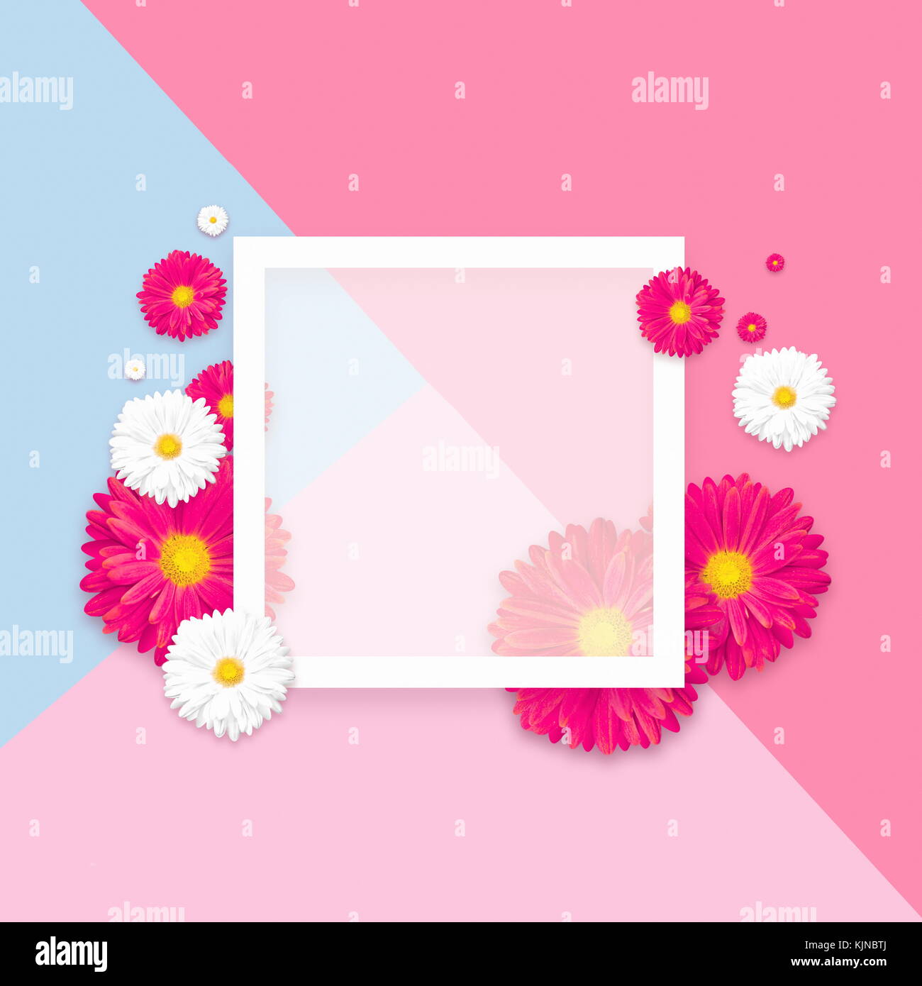 Background with beautiful colorful flower. Wallpaper flyers, invitation ...