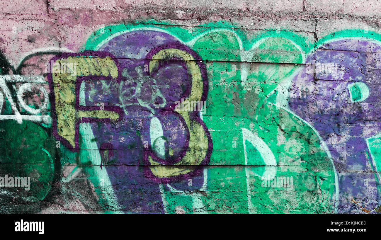 Street wall graffiti Stock Photo - Alamy