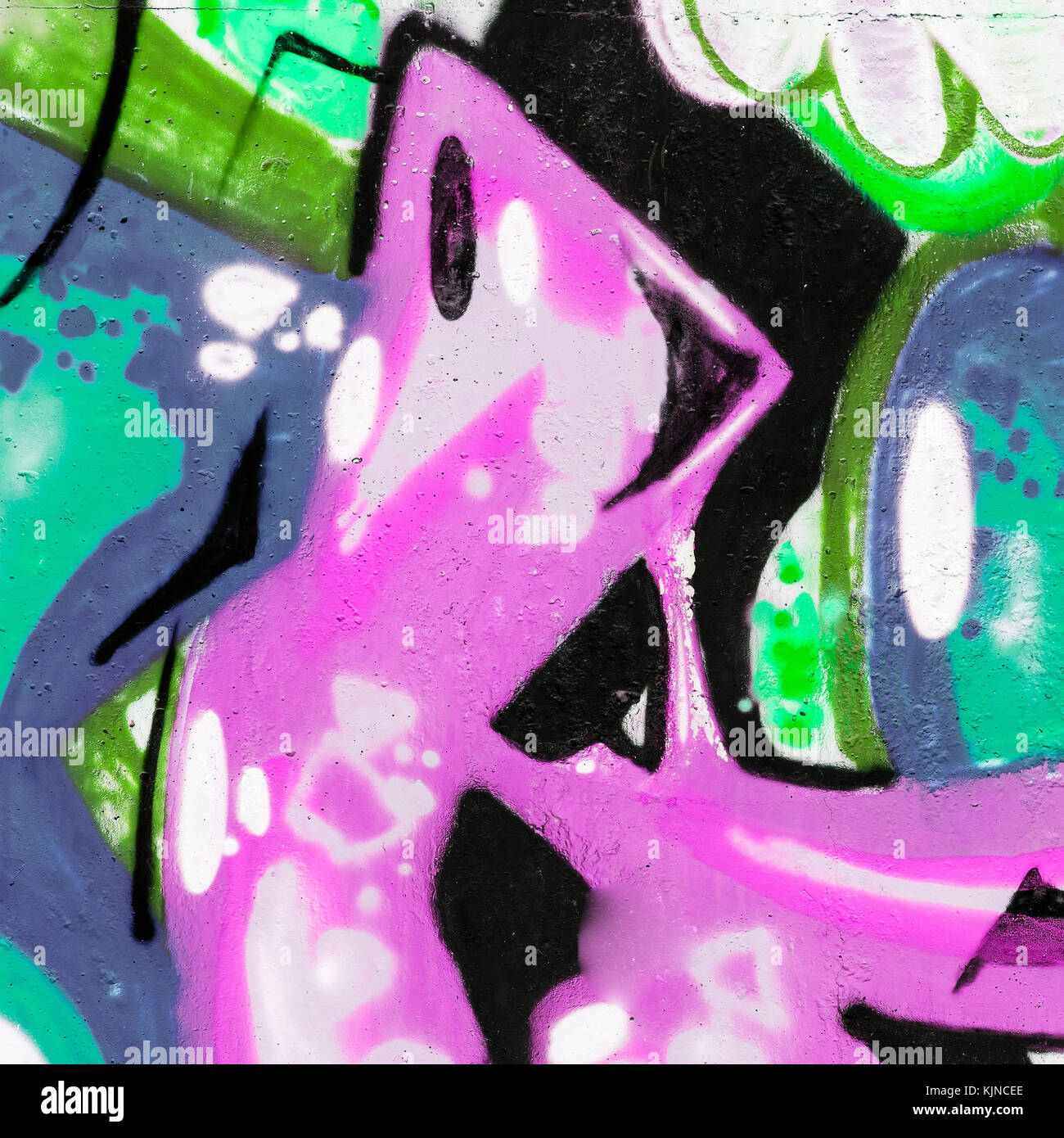 Street wall graffiti Stock Photo - Alamy