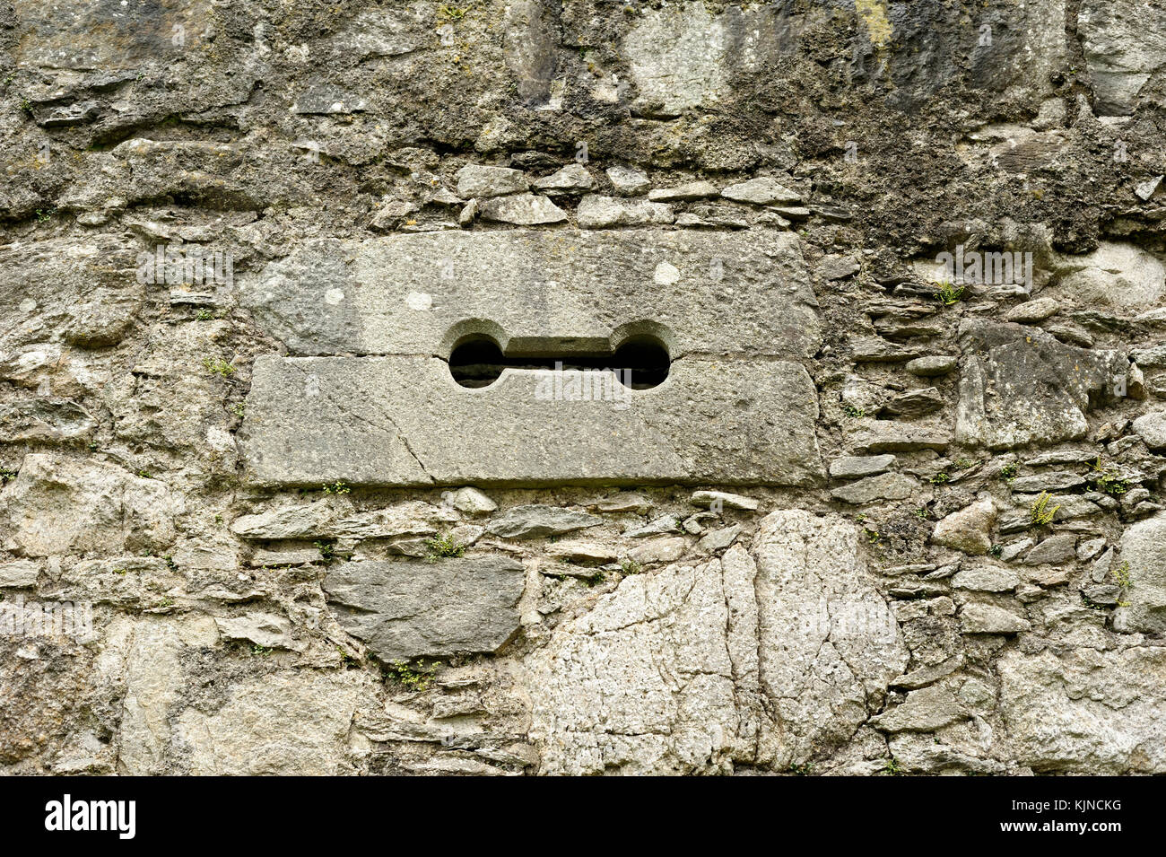 Carnassarie Castle gun and pistol holes Stock Photo - Alamy