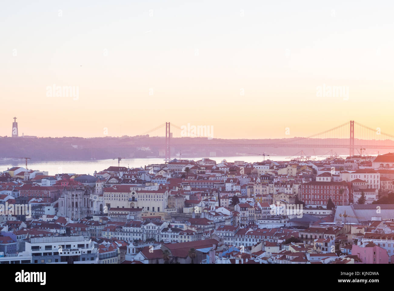 LISBON, PORTUGAL - NOVEMBER 19, 2017: The cityscape of Lisbon, Portugal ...