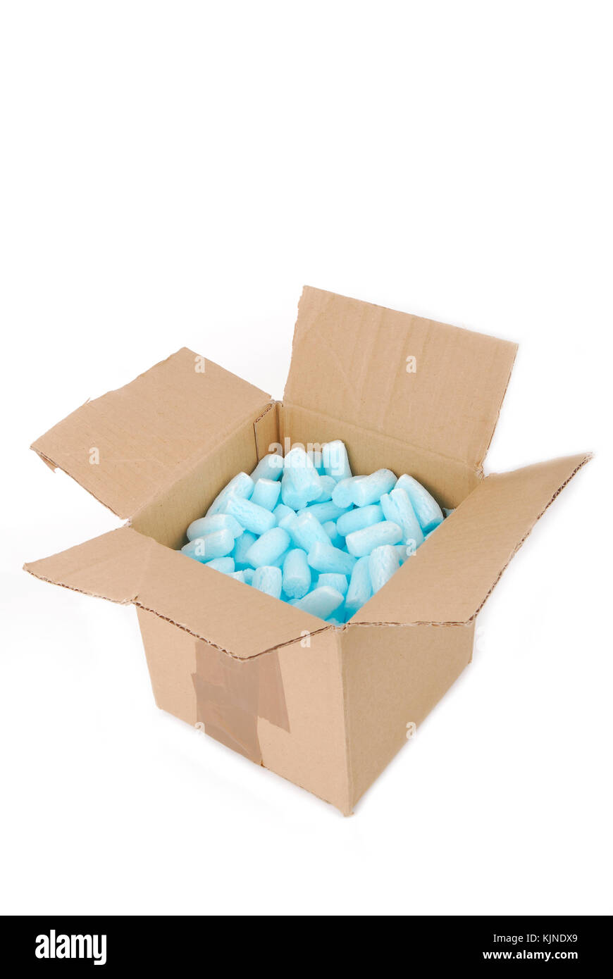 box with fragile foam packing Stock Photo - Alamy