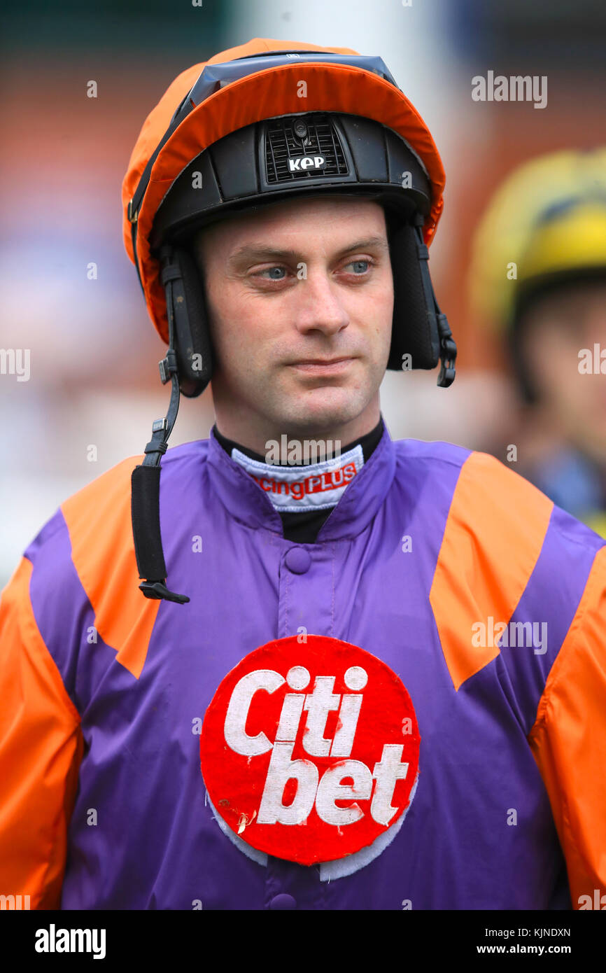 Jockey Niall P Madden Stock Photo - Alamy