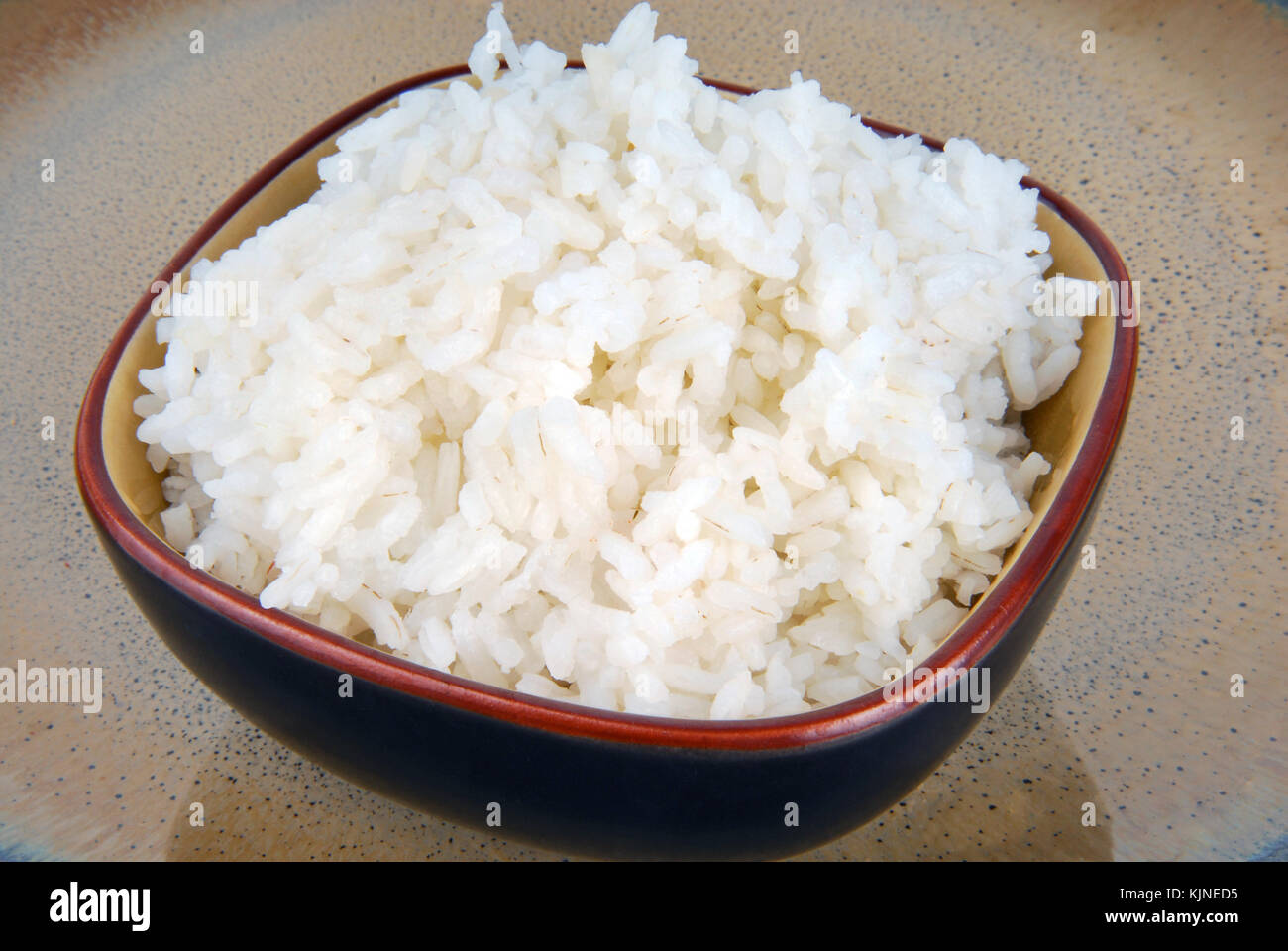 closeup of white rice in bowl Stock Photo - Alamy