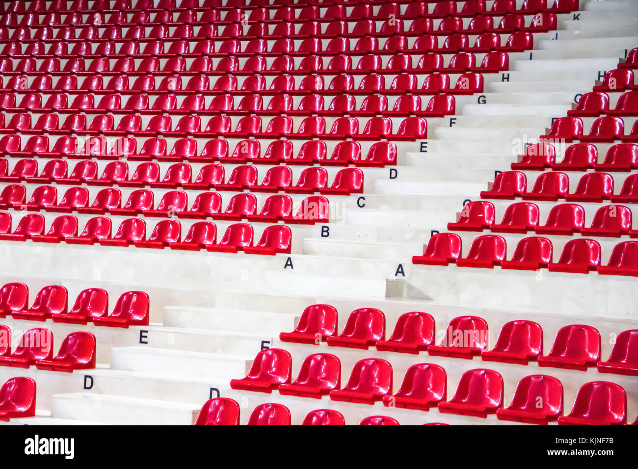 Stadium seating orange hi-res stock photography and images - Alamy