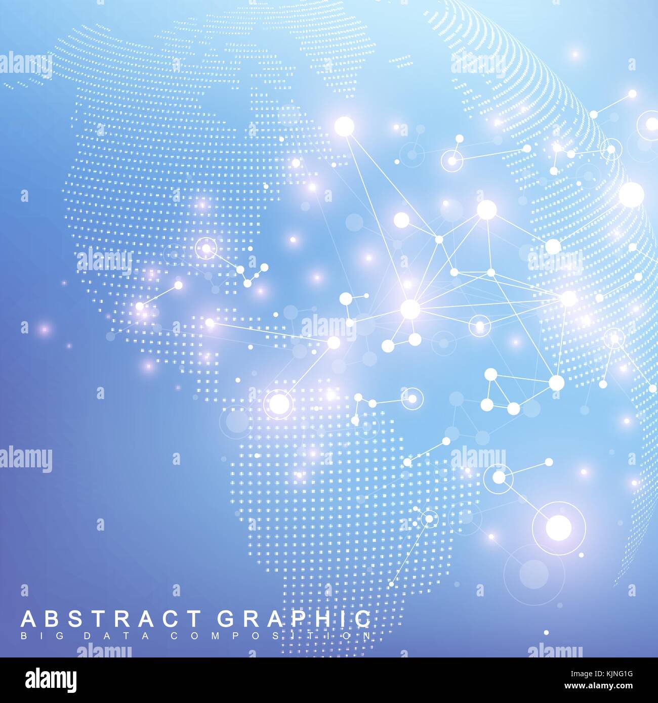 Big data complex world globe. Graphic abstract background communication ...