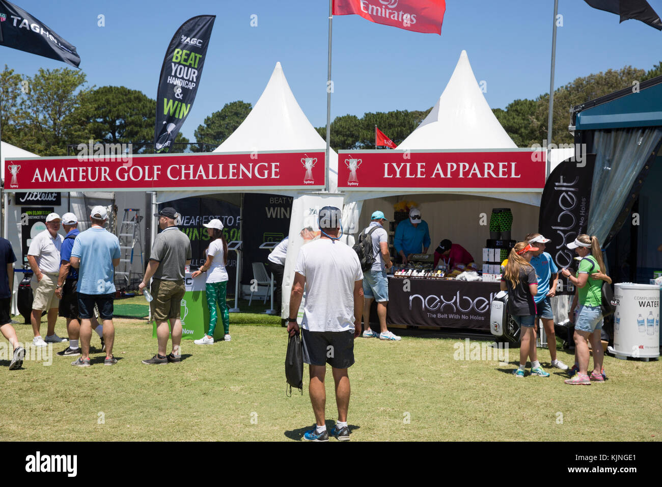 Emirates Australian PGA open golf tournament at the Australian golf ...