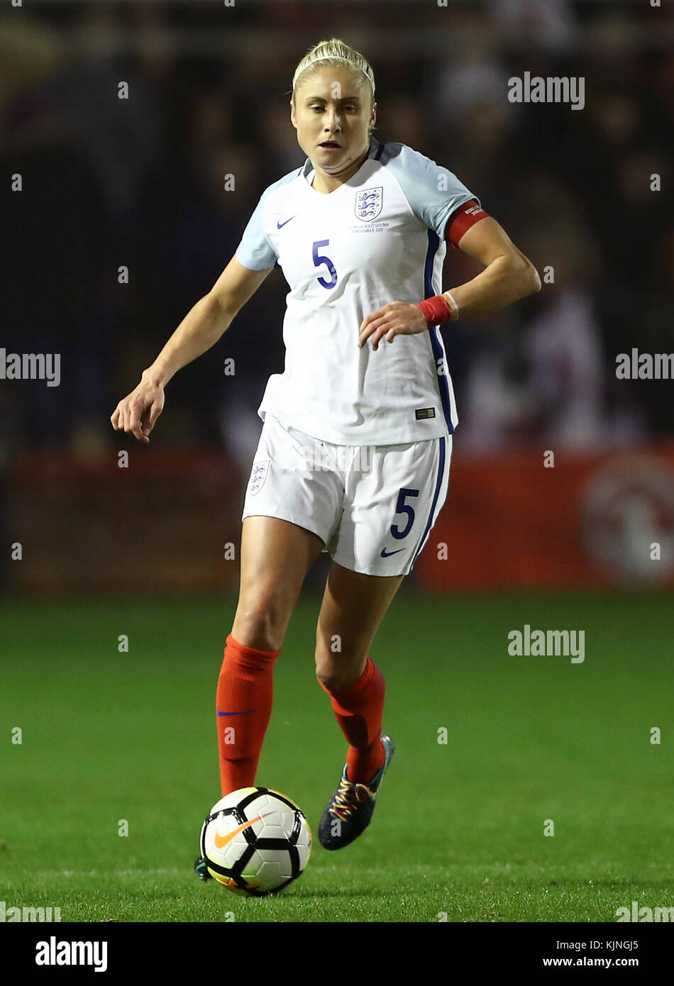 England's Steph Houghton during the 2019 Women's World Cup Qualifying ...