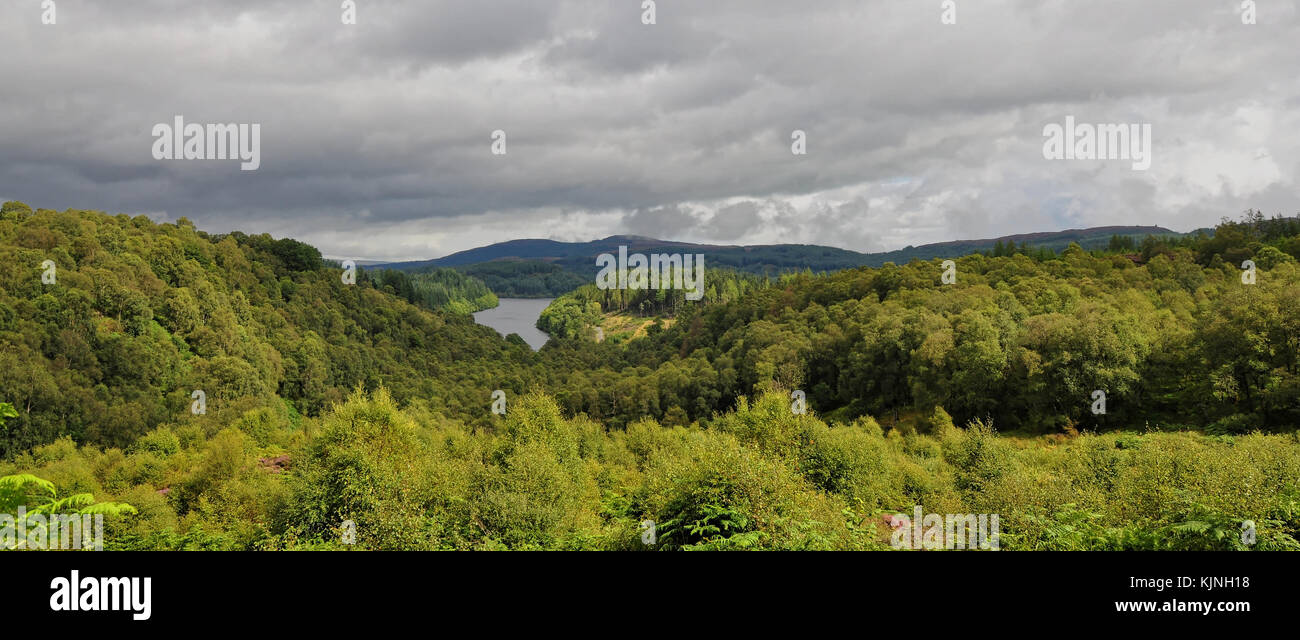 Scotland Landscape Loch Drunkie Stock Photo - Alamy