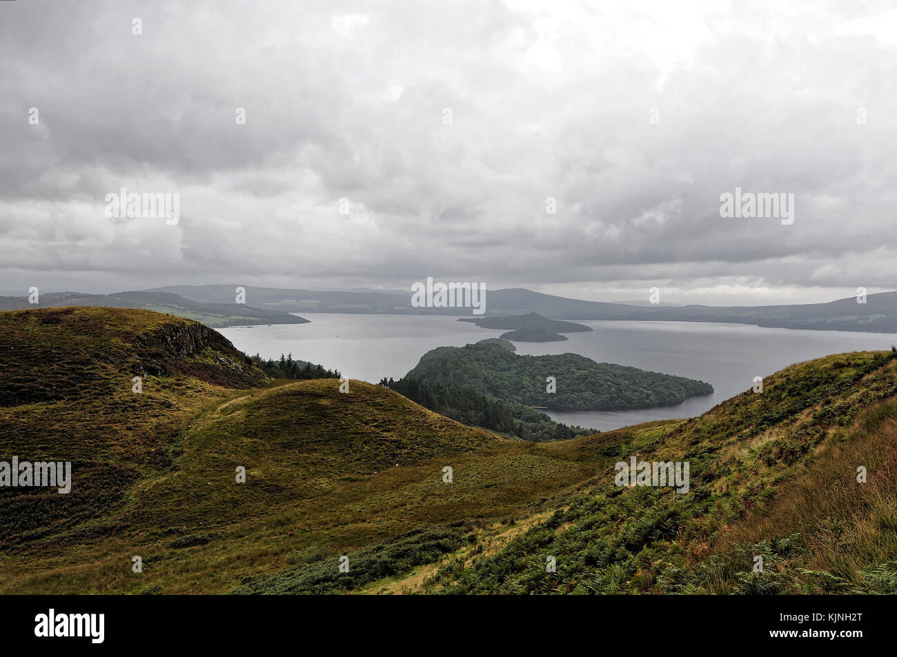 Scotland Landscape Loch Lomond from Conic Hill Stock Photo - Alamy
