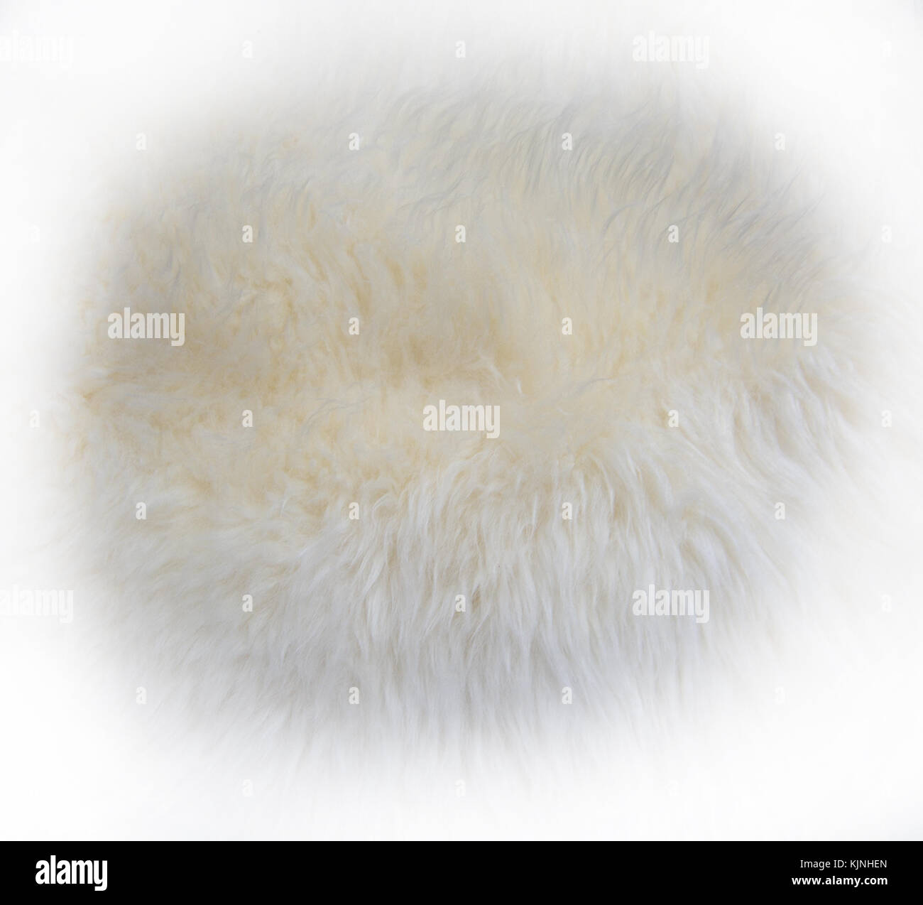 Rustic background white long haired sheepskin texture Stock Photo - Alamy