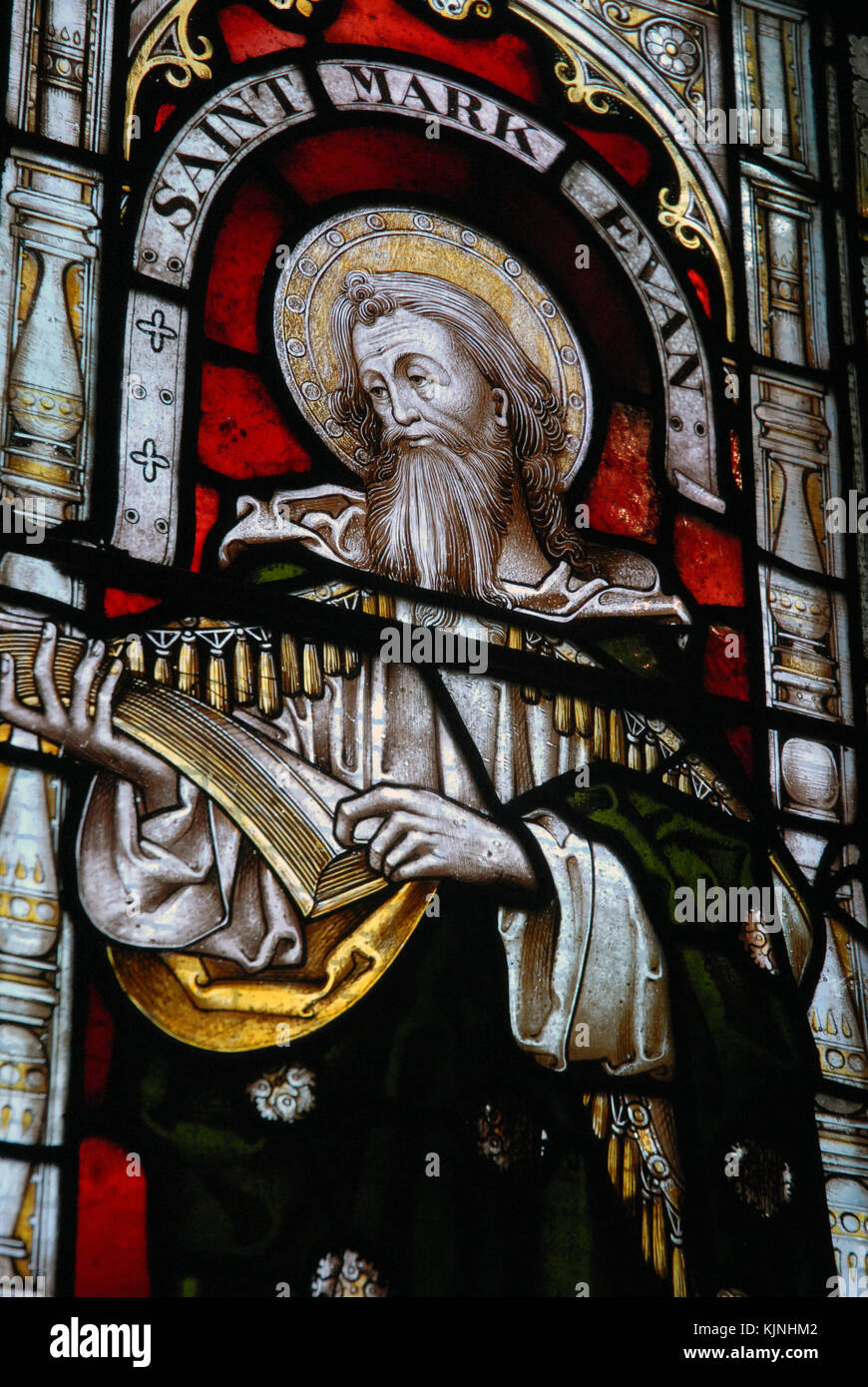 Stained Glass Window of Mark inside St George's Cathedral, Perth ...