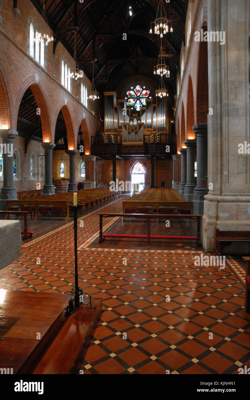 Interior of St George's Cathedral, Perth, Western Australia Stock Photo ...