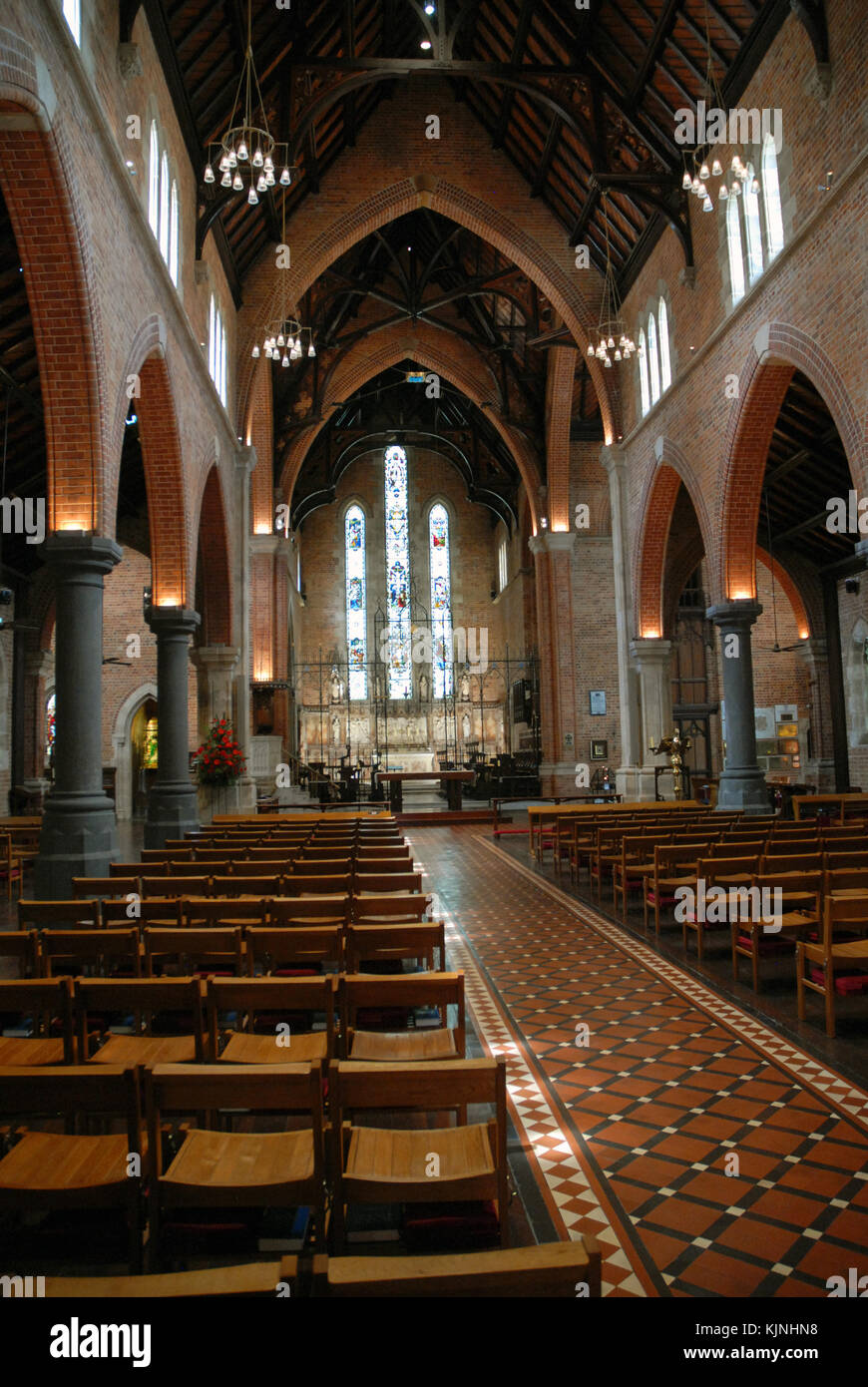 Interior of St George's Cathedral, Perth, Western Australia Stock Photo ...