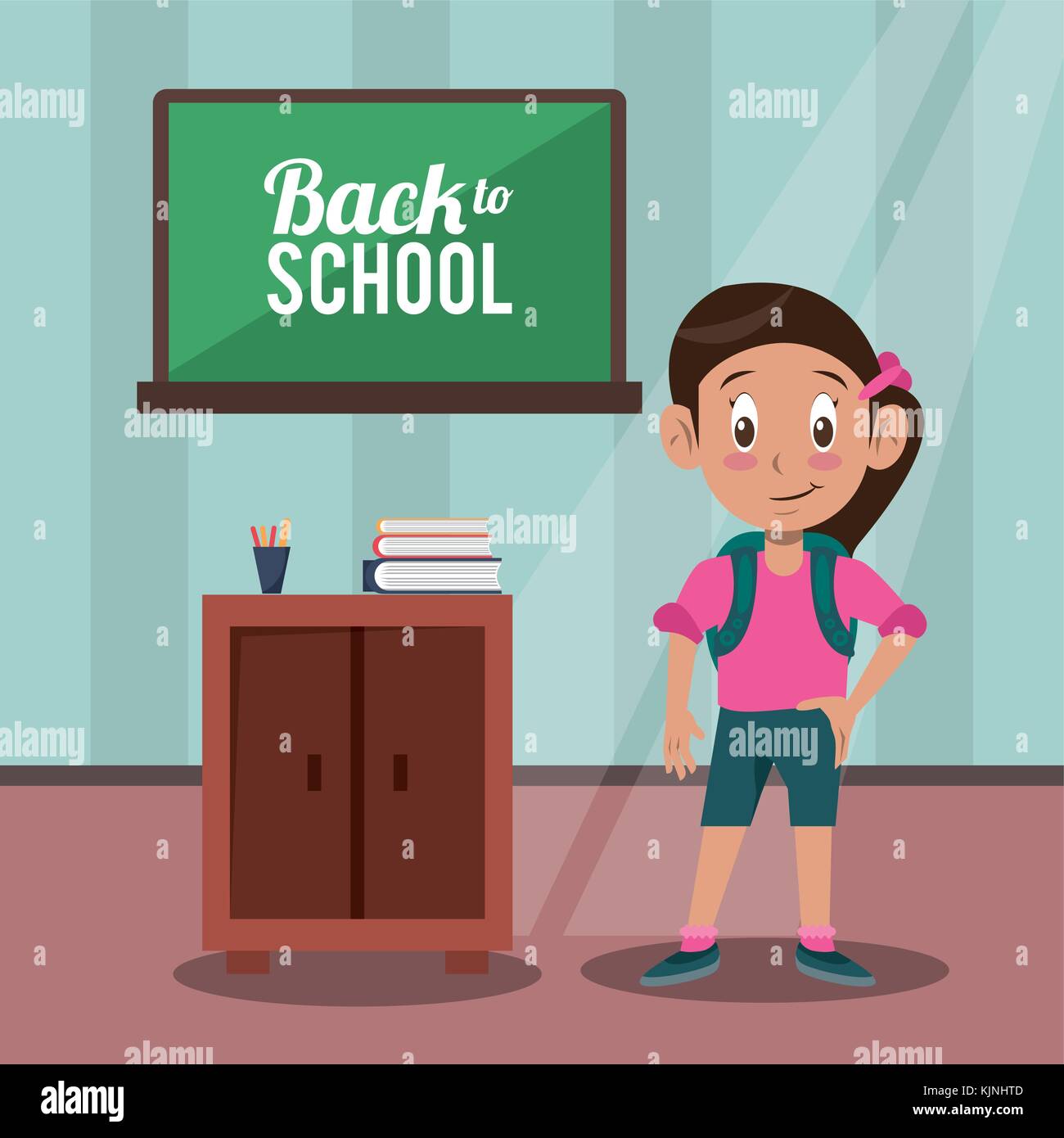 Back to school cartoon Stock Vector Image & Art - Alamy