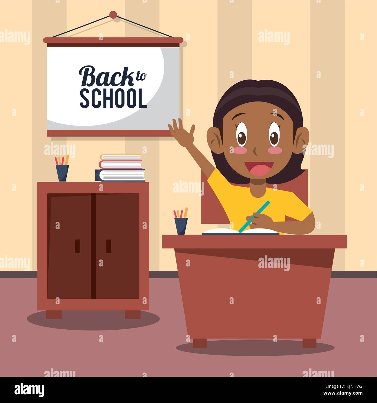 Back to school cartoon Stock Vector Image & Art - Alamy