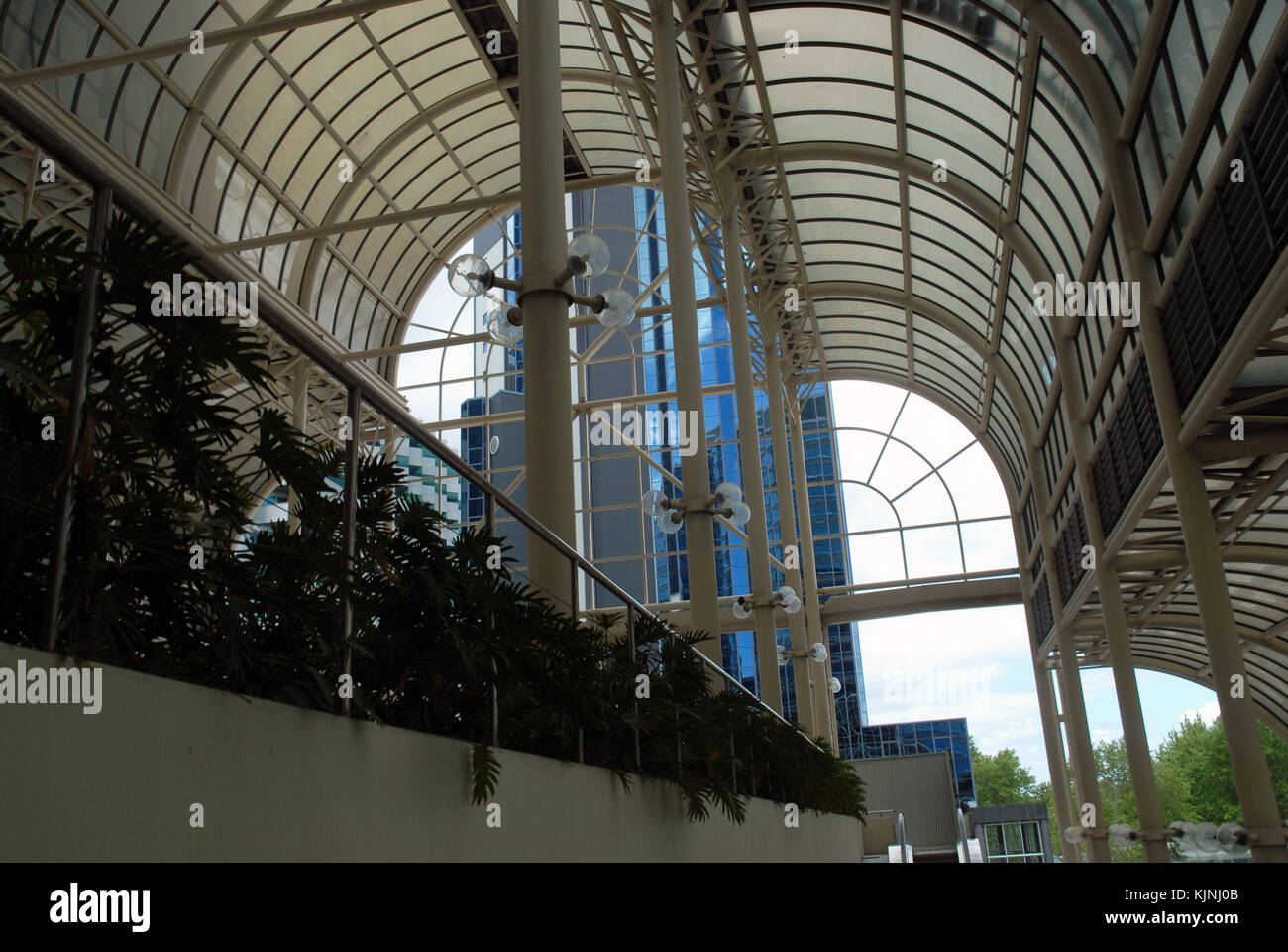 Metal arch in the city centre of Perth in Western Australia Stock Photo ...