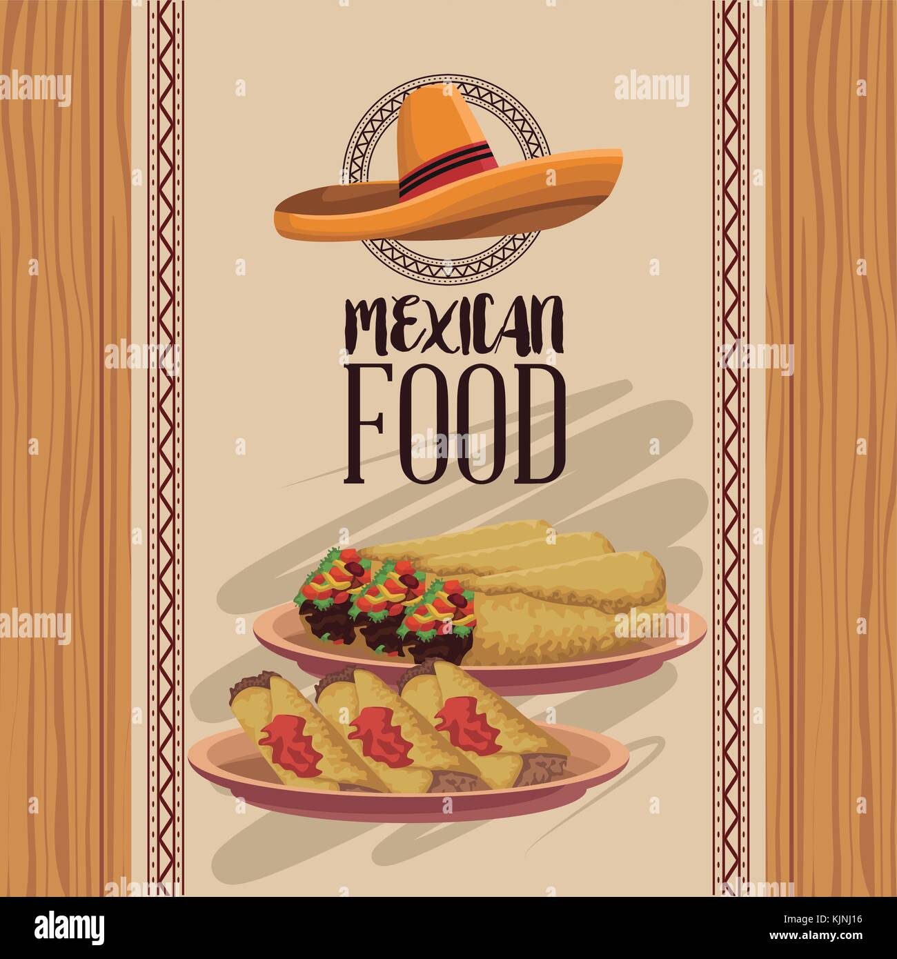 Mexican food menu Stock Vector Image & Art - Alamy