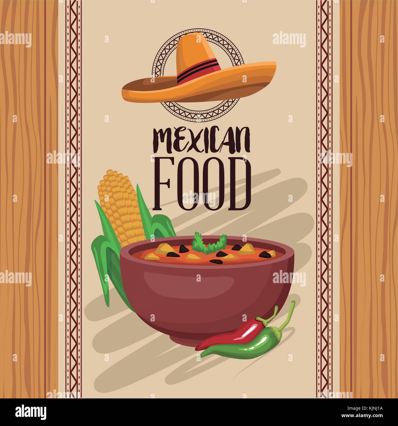 Mexican food menu Stock Vector Image & Art - Alamy