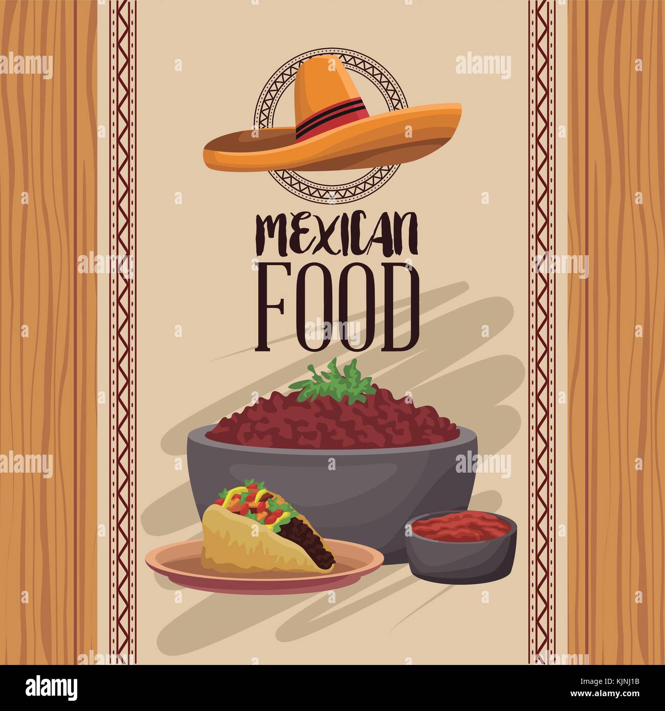 Mexican food menu Stock Vector Image & Art - Alamy