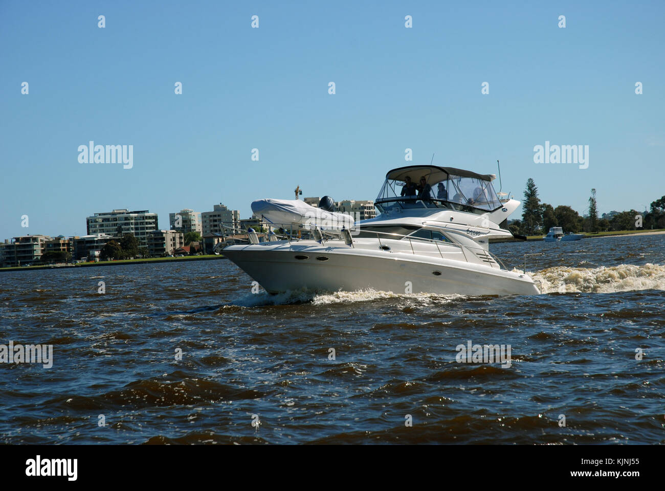 Speed boat on the swan river, Perth, Australia Stock Photo - Alamy