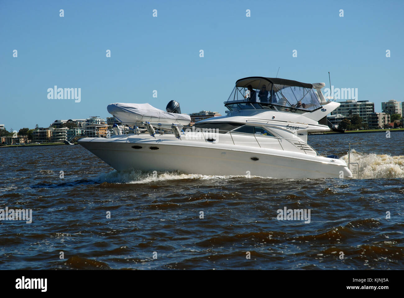Speed boat on the swan river, Perth, Australia Stock Photo - Alamy
