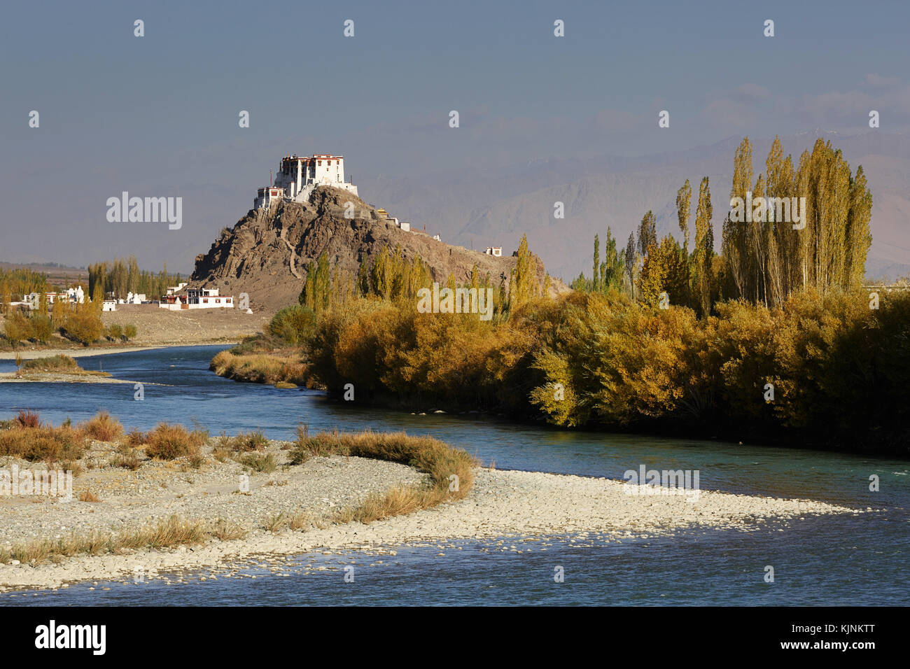 Stakna Monastery at the Indus Valley in Leh, Ladakh, Jammu and Kashmir ...