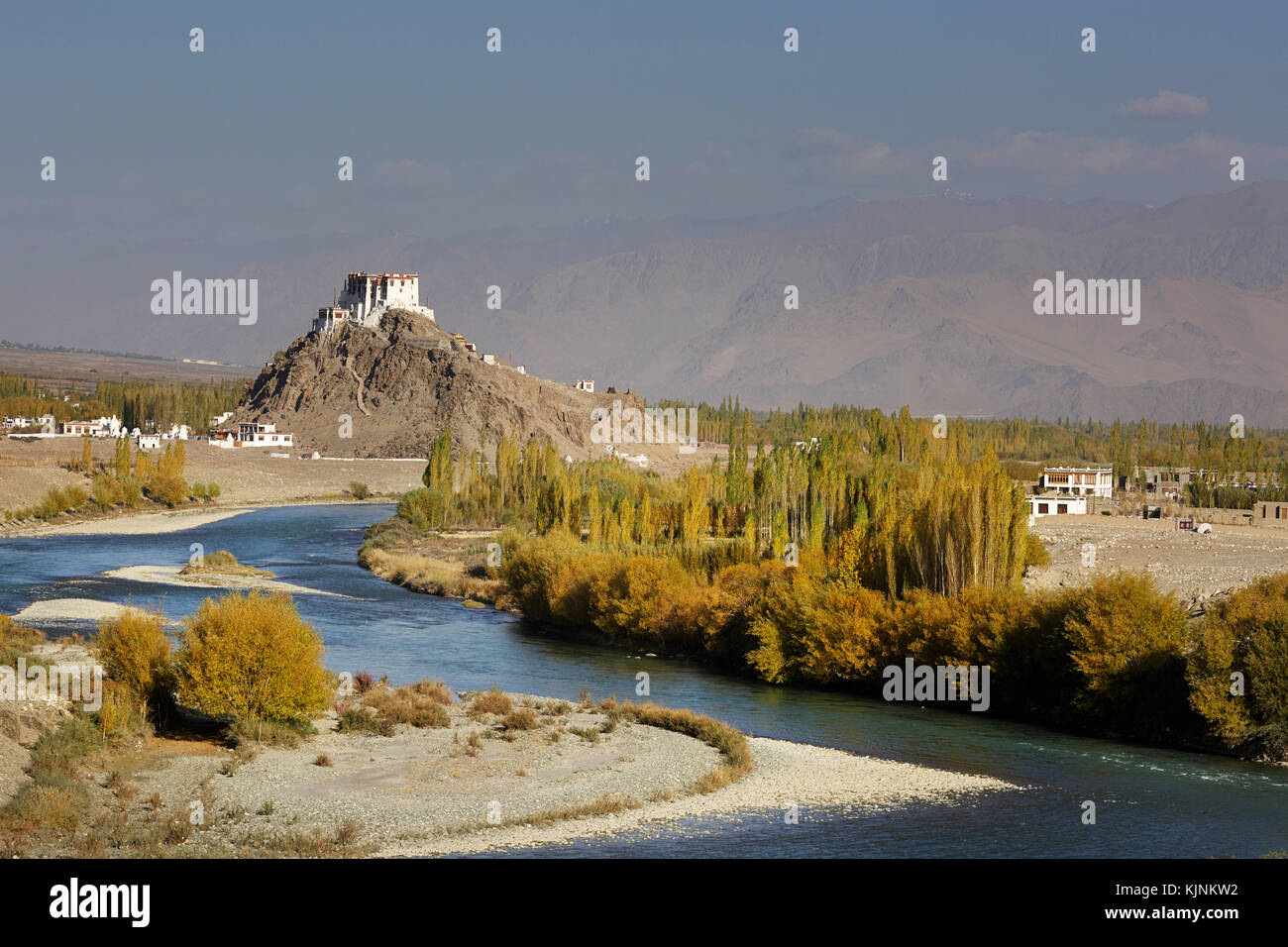 Stakna Monastery at the Indus Valley in Leh, Ladakh, Jammu and Kashmir ...
