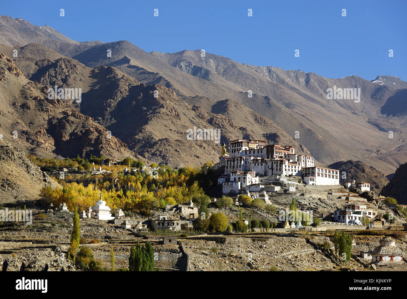 Likir monastery, Ladakh, Jammu and Kashmir, India Stock Photo - Alamy