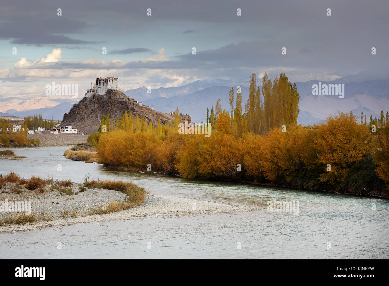 Stakna Monastery at the Indus Valley in Leh, Ladakh, Jammu and Kashmir ...